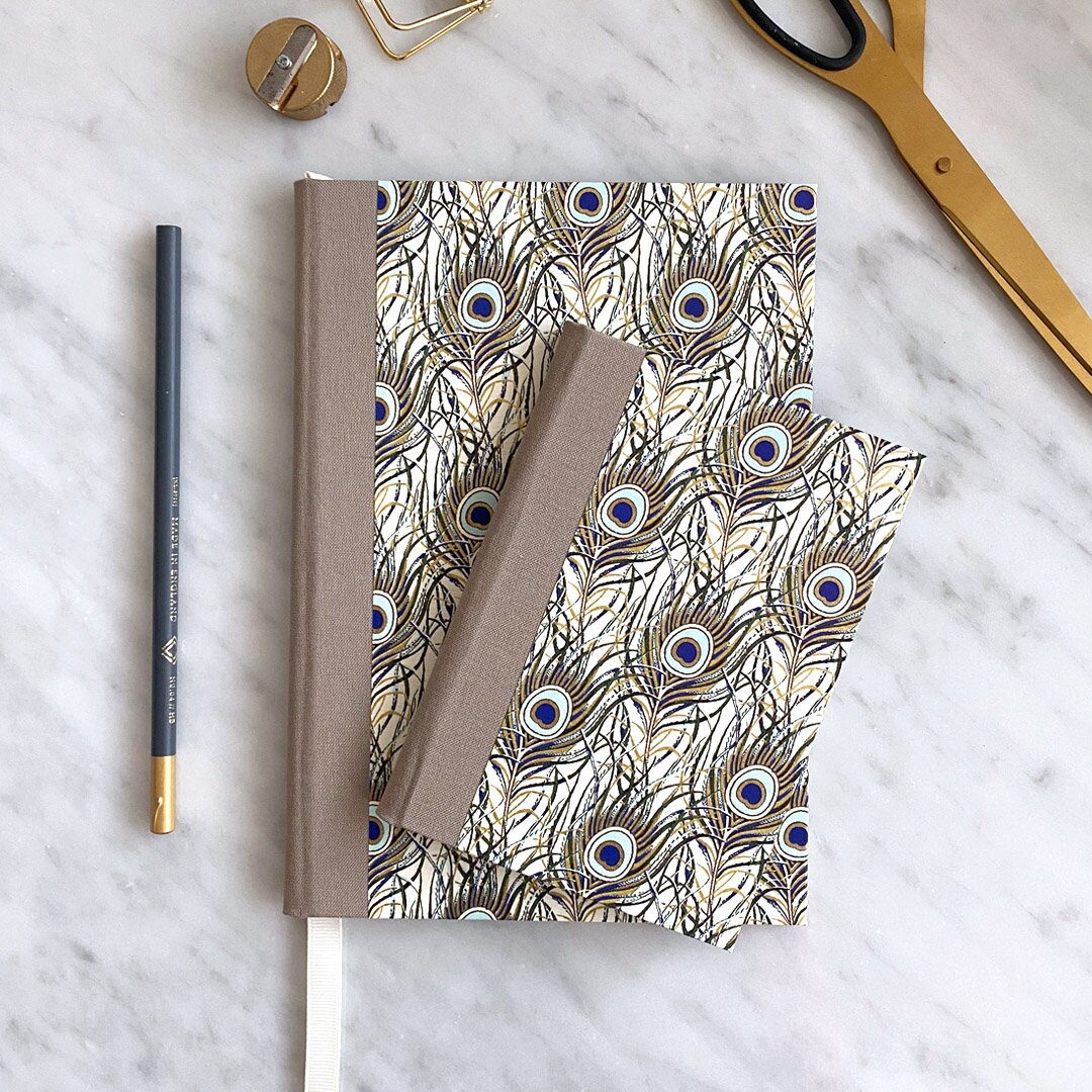 Peacock Notebook Handbound Journal - Etsy