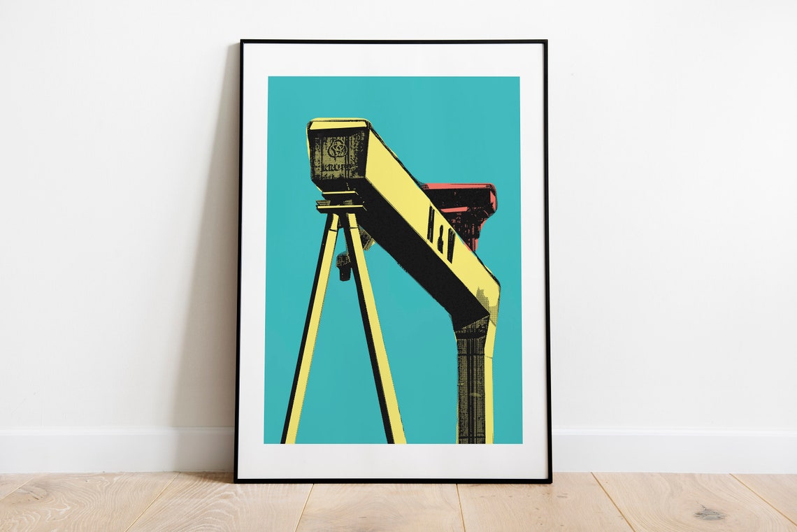 Harland & Wolff Crane Belfast Art Print Father's Day Gift - Etsy