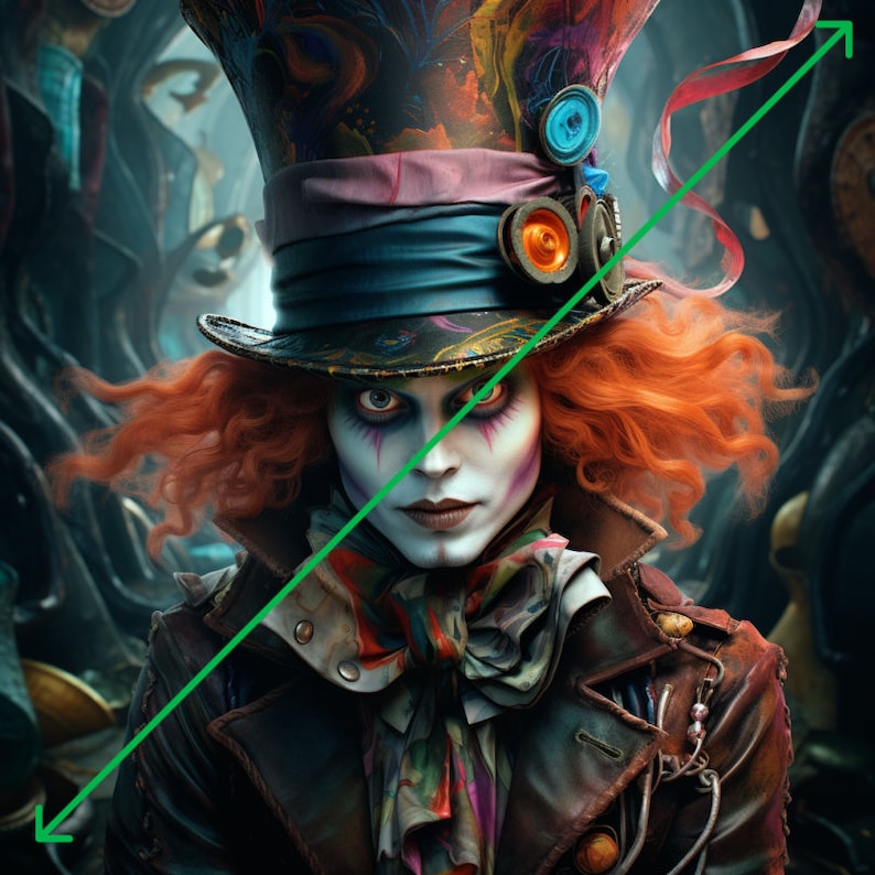 Mad Hatter Character PNG Bundle Digital Download, Clip Art, Sublimation ...