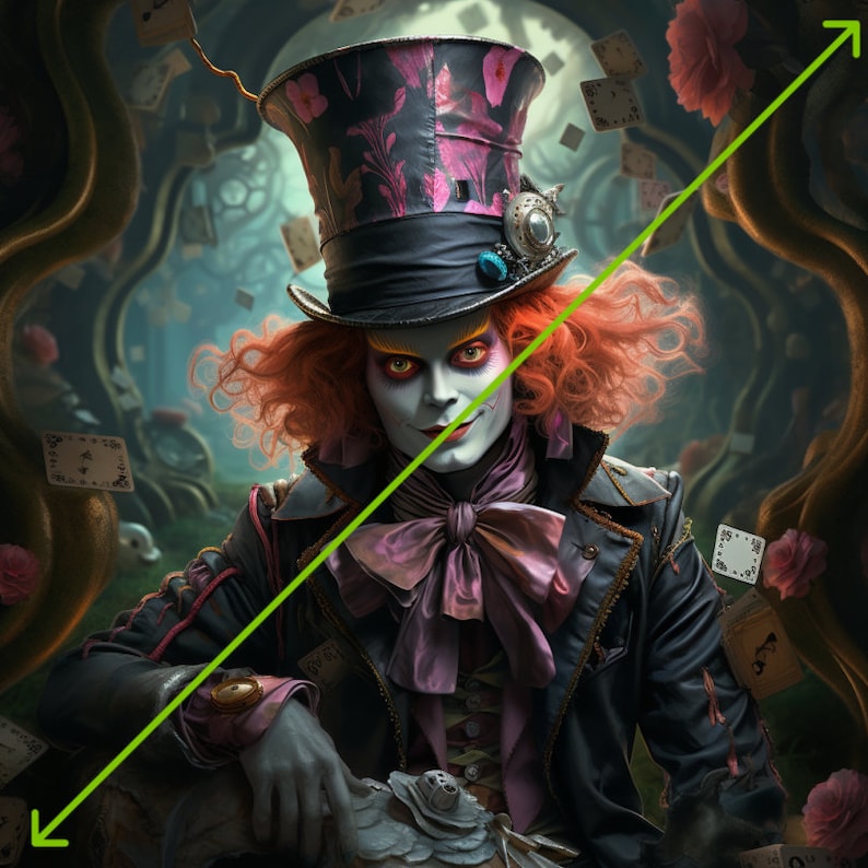 Mad Hatter Character PNG Bundle Digital Download, Clip Art, Sublimation ...