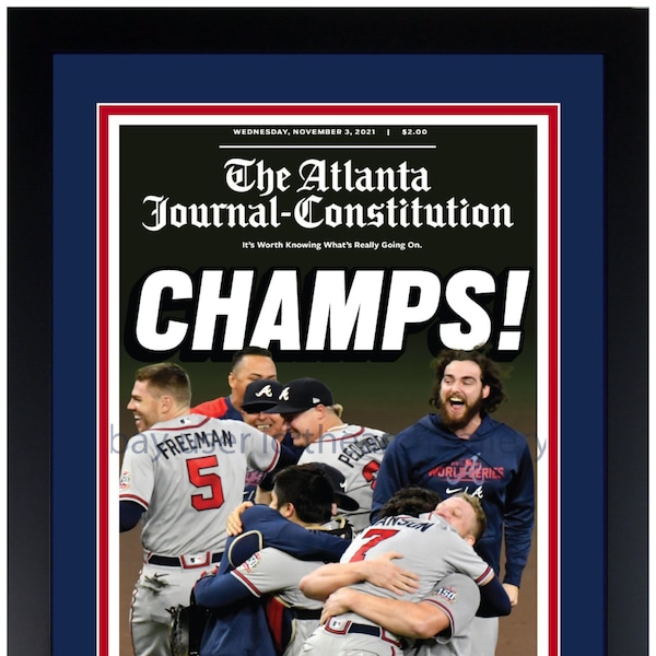 Ajc World Series Poster - Etsy