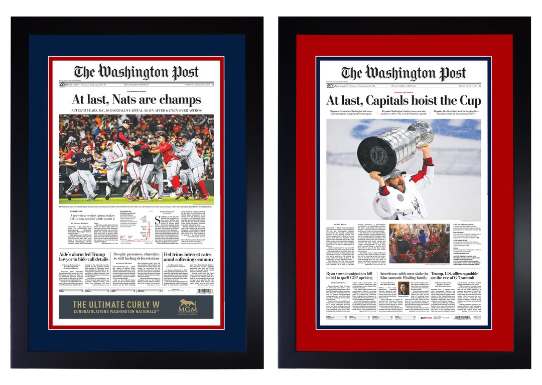 2018 Stanley Cup Champs Washington Capitals and 2019 - Etsy