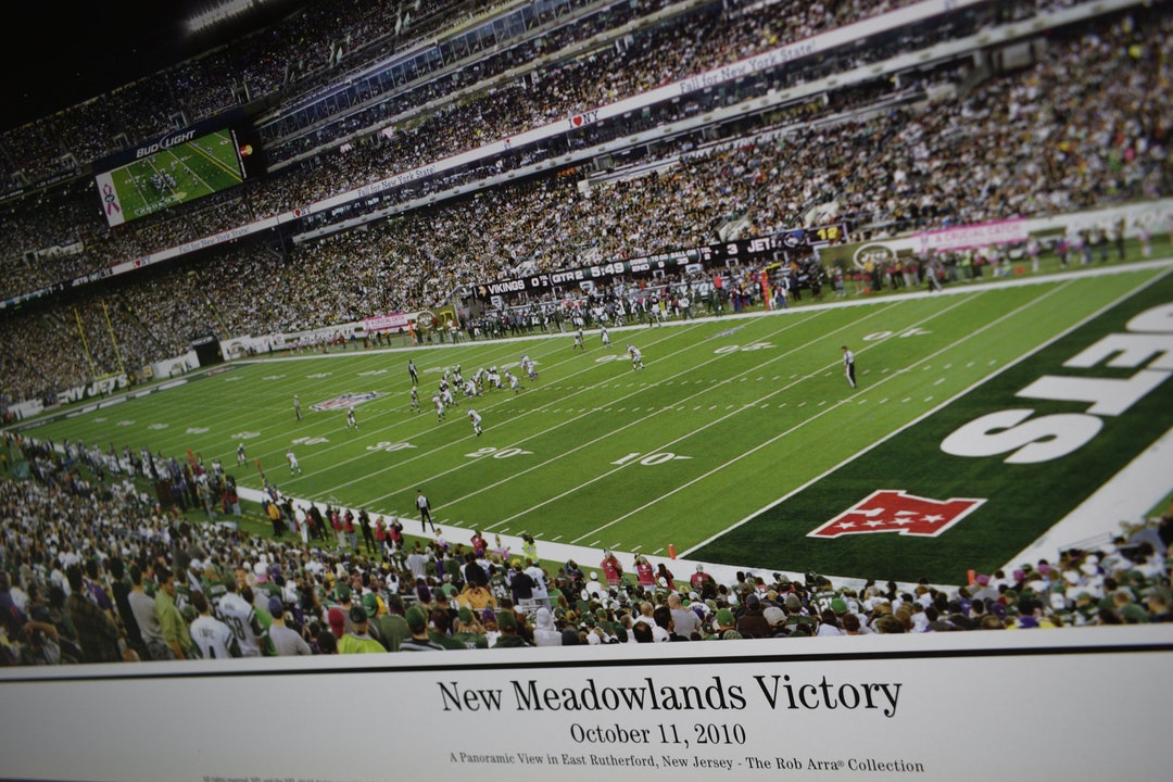 New York Jets Football Team Panoramic Picture Poster of Metlife Stadium ...