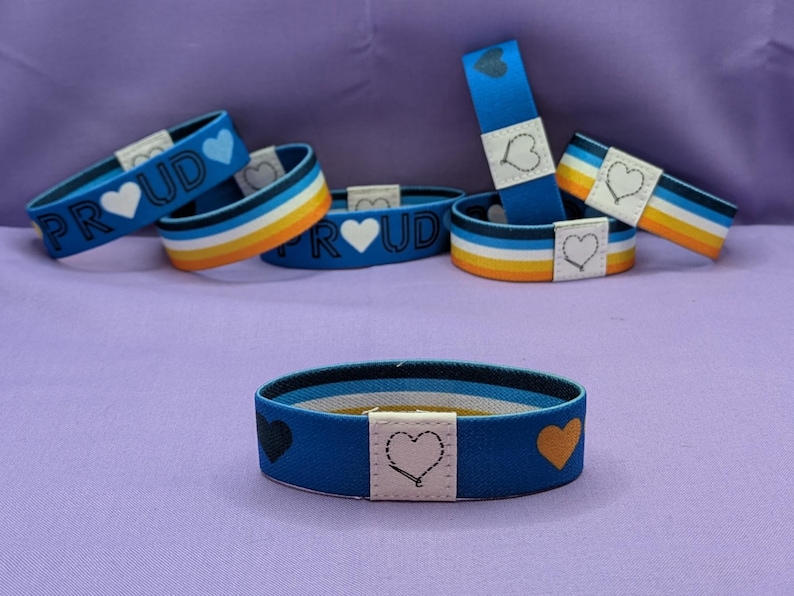 Aroace Pride Reversible Wristband - Etsy