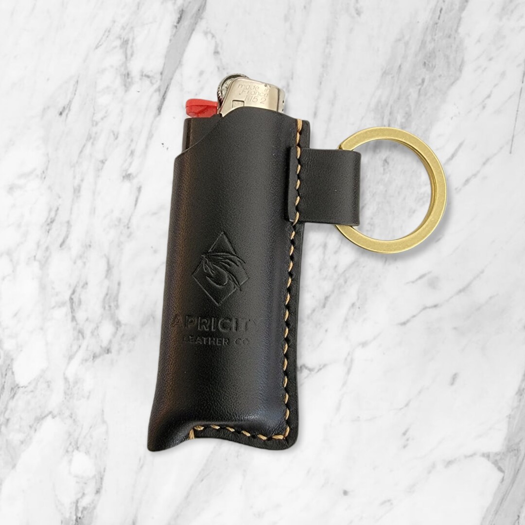 Custom Leather Lighter Sleeve - Etsy