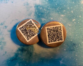 Custom Qr Code Pin - Etsy