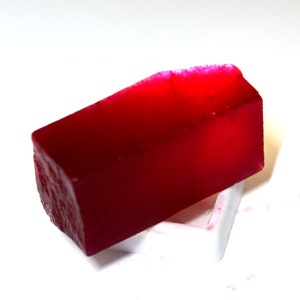 Red Ruby Rough Gemstone 247 Ct Natural Certified Loose Gemstone Uncut ...