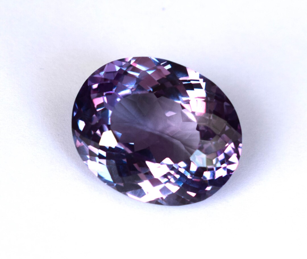 42.20 Ct Natural Alexandrite Certified Loose Gemstone From - Etsy