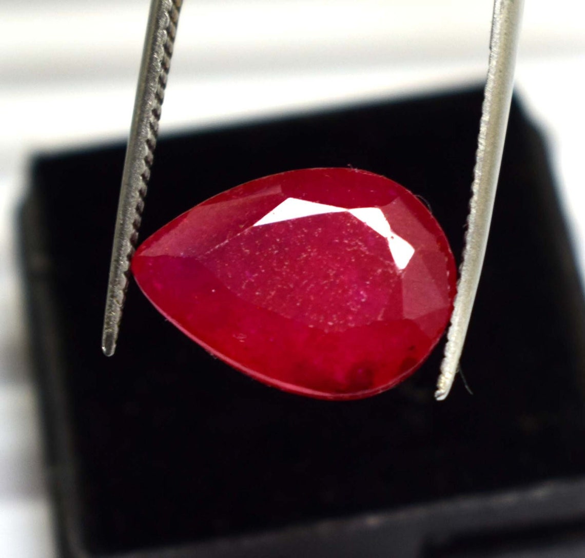 Natural Red Beryl Certified Loose Gemstone From Utah 6.70 Ct - Etsy
