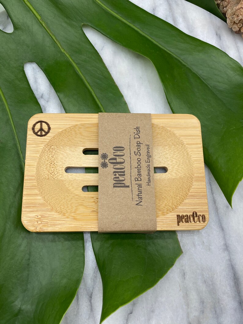 Personalized Handmade Natural Engraved Bamboo Soap Dish - Etsy UK