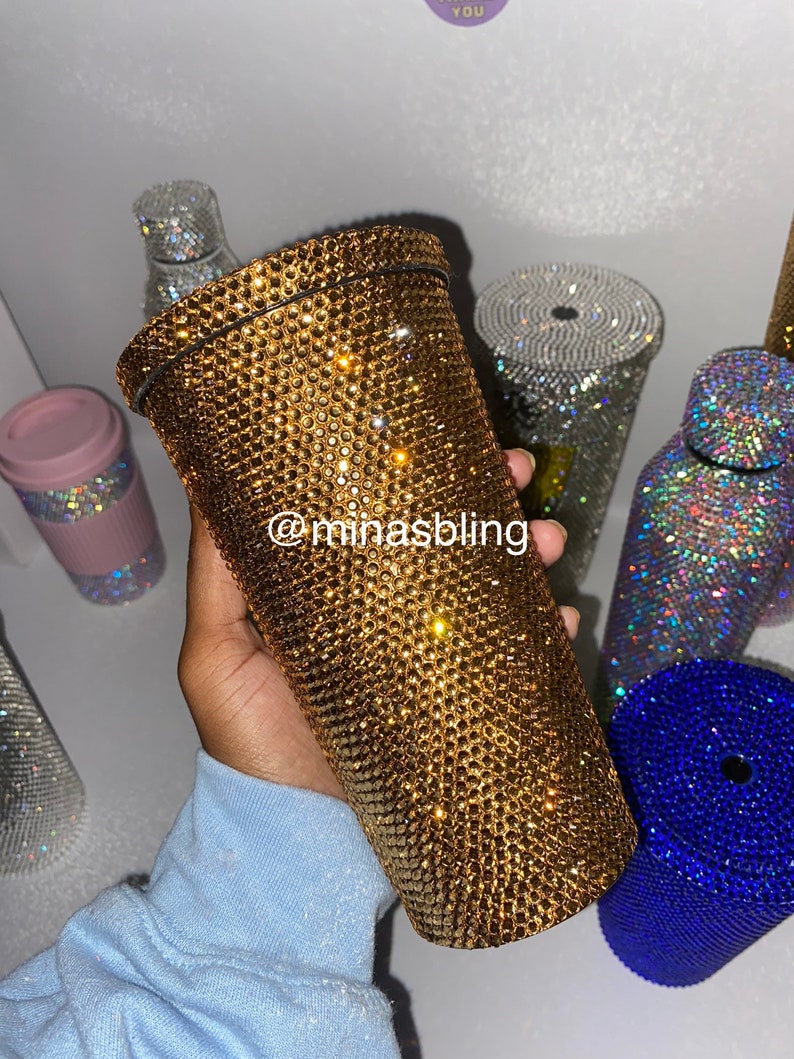 Drinkware Home & Living Insulated Stainless Steel Rhinestone Sparkle ...