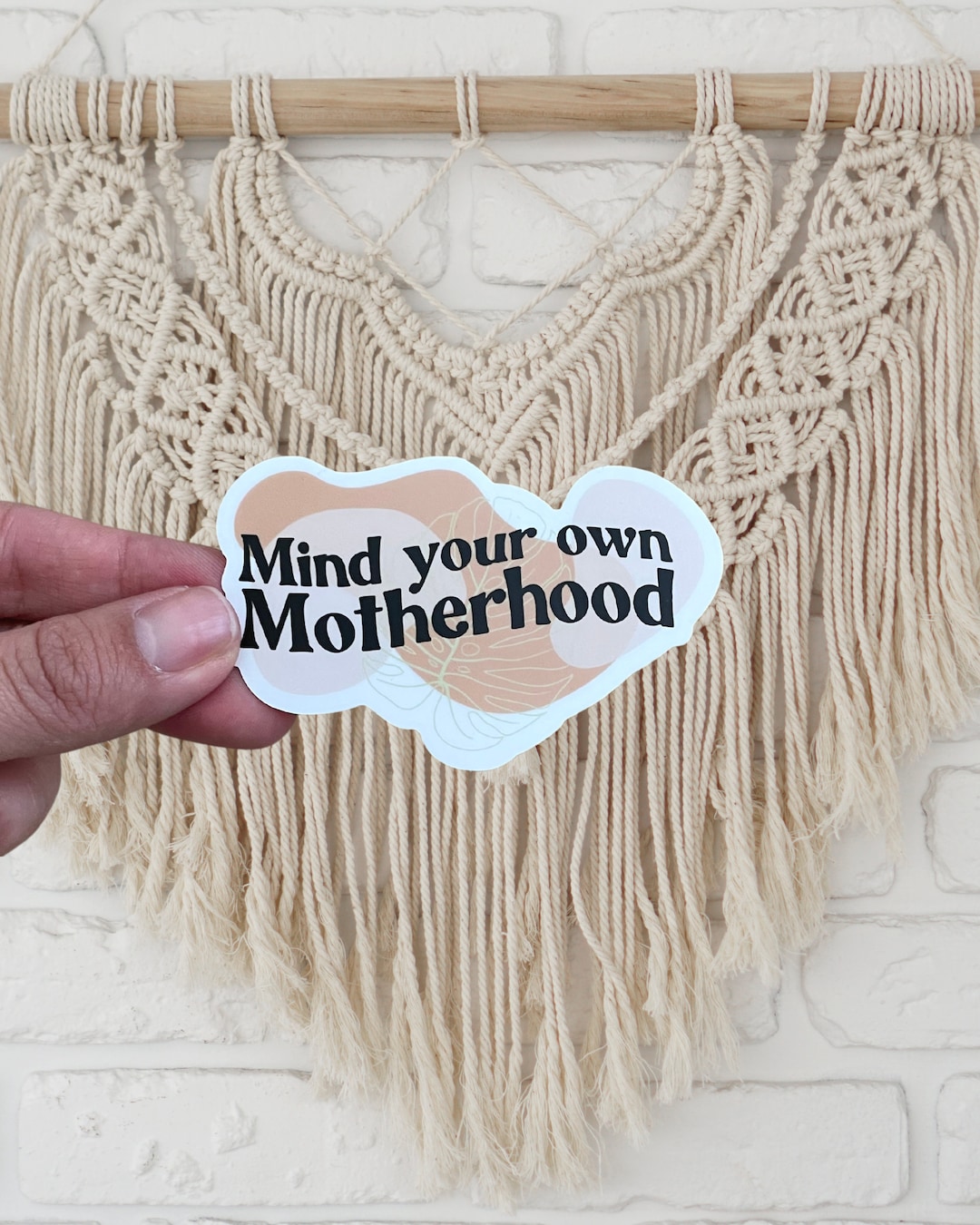 Mind Your Own Motherhood Sticker | Decal for Moms | Silly Sarcastic Mom ...