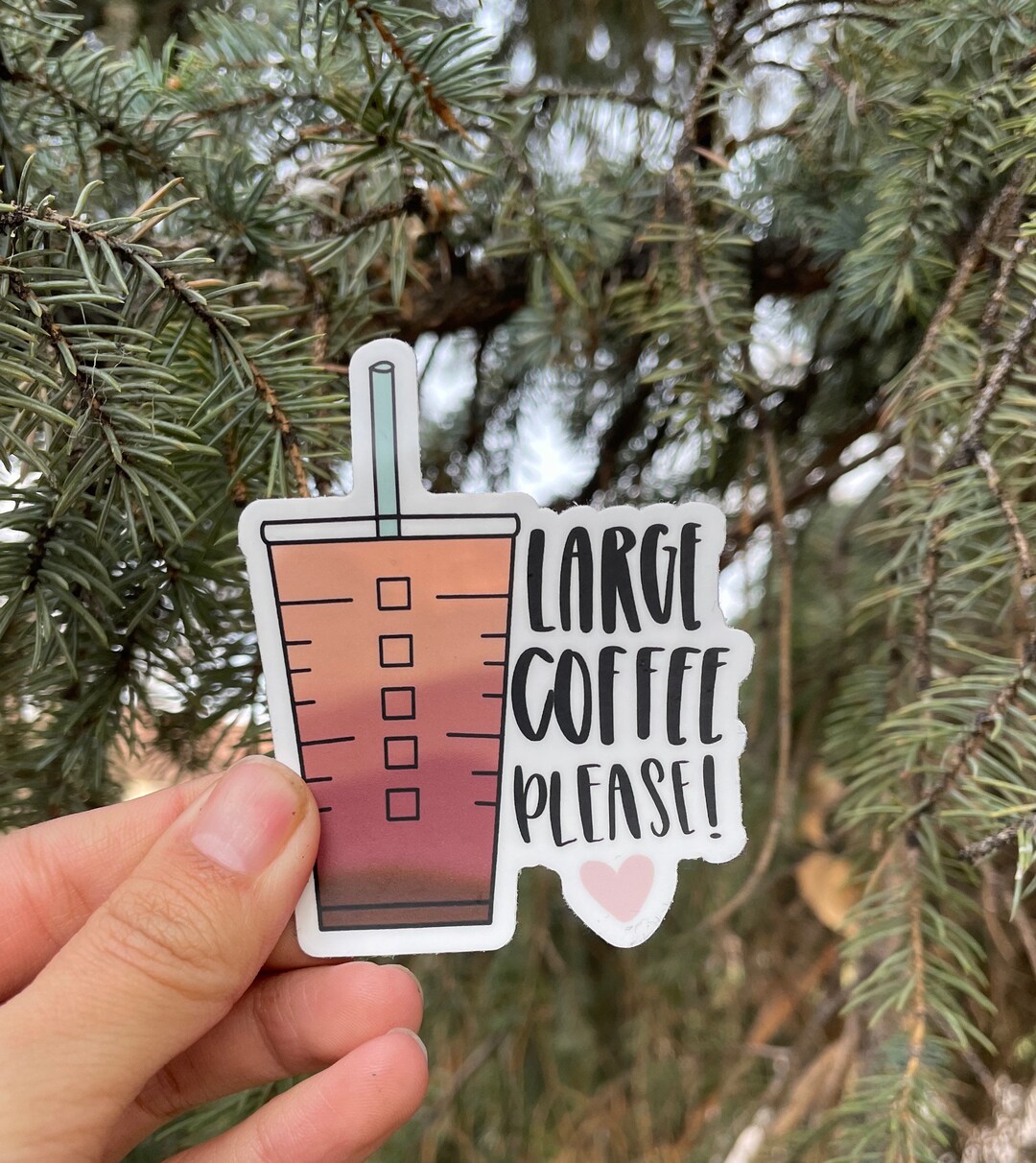 Coffee Mom Life Sticker| Large Coffee Lover for Mama | Coffee Decal for ...