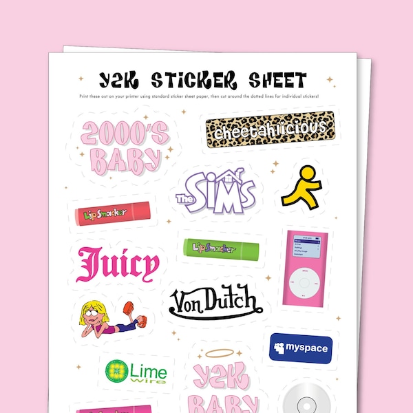 2000s Stickers - Etsy