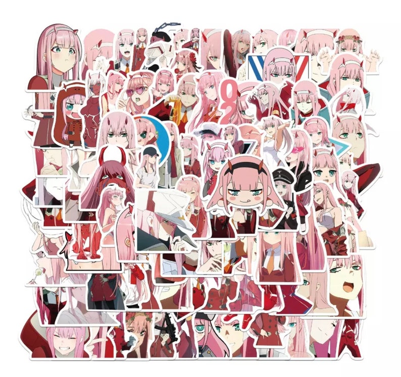 ZERO TWO Stickers and Decals - Anime Stickers - Etsy
