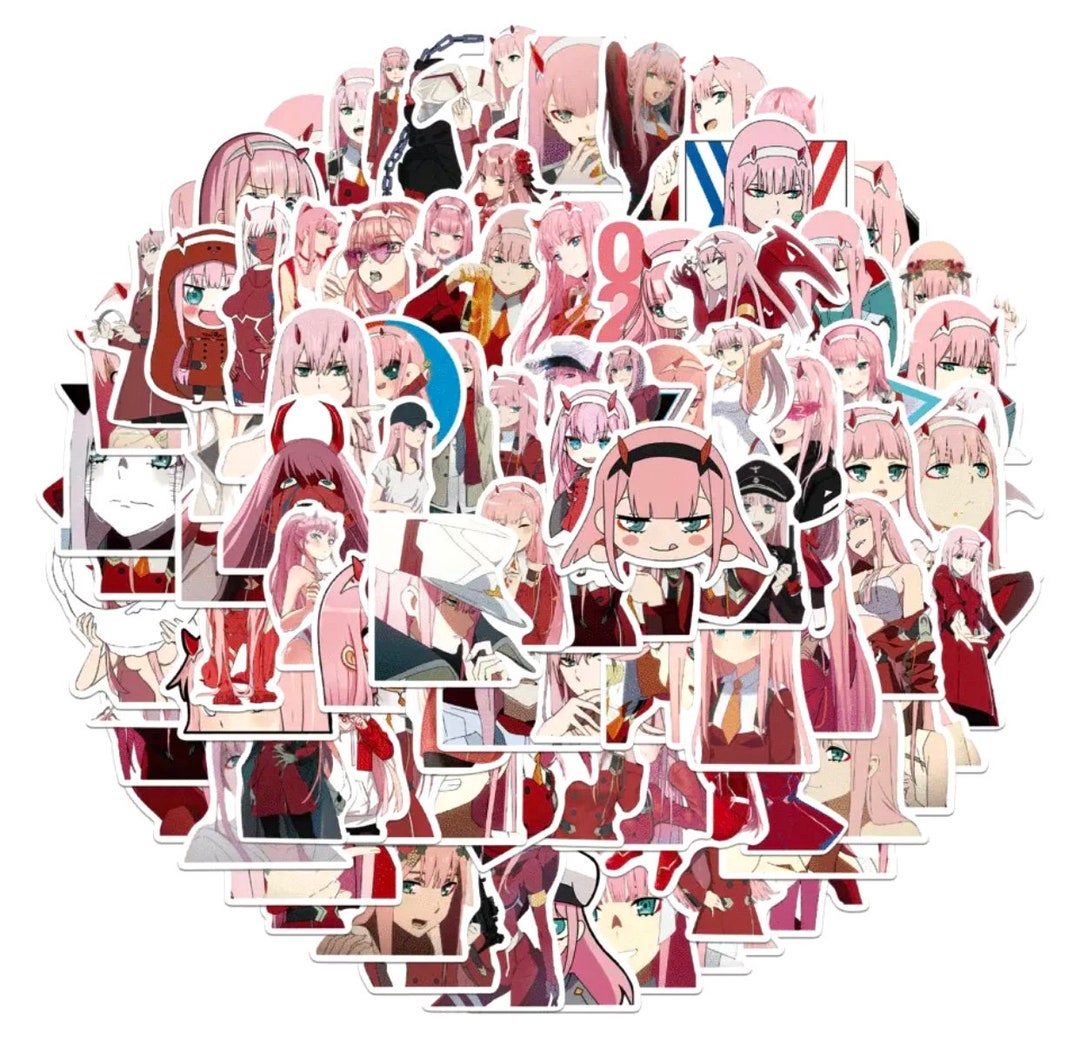 ZERO TWO Stickers and Decals Anime Stickers - Etsy