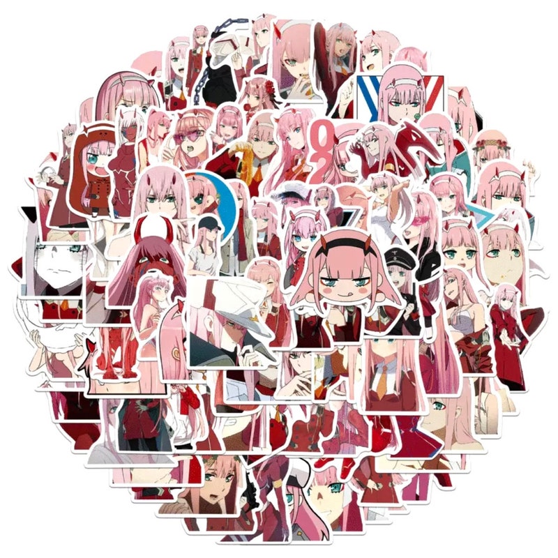 Zero Two Stickers - Etsy