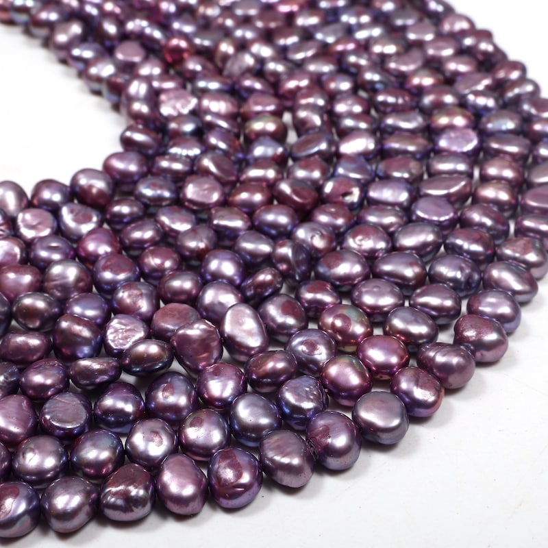 Purple Freshwater Pearls - Etsy