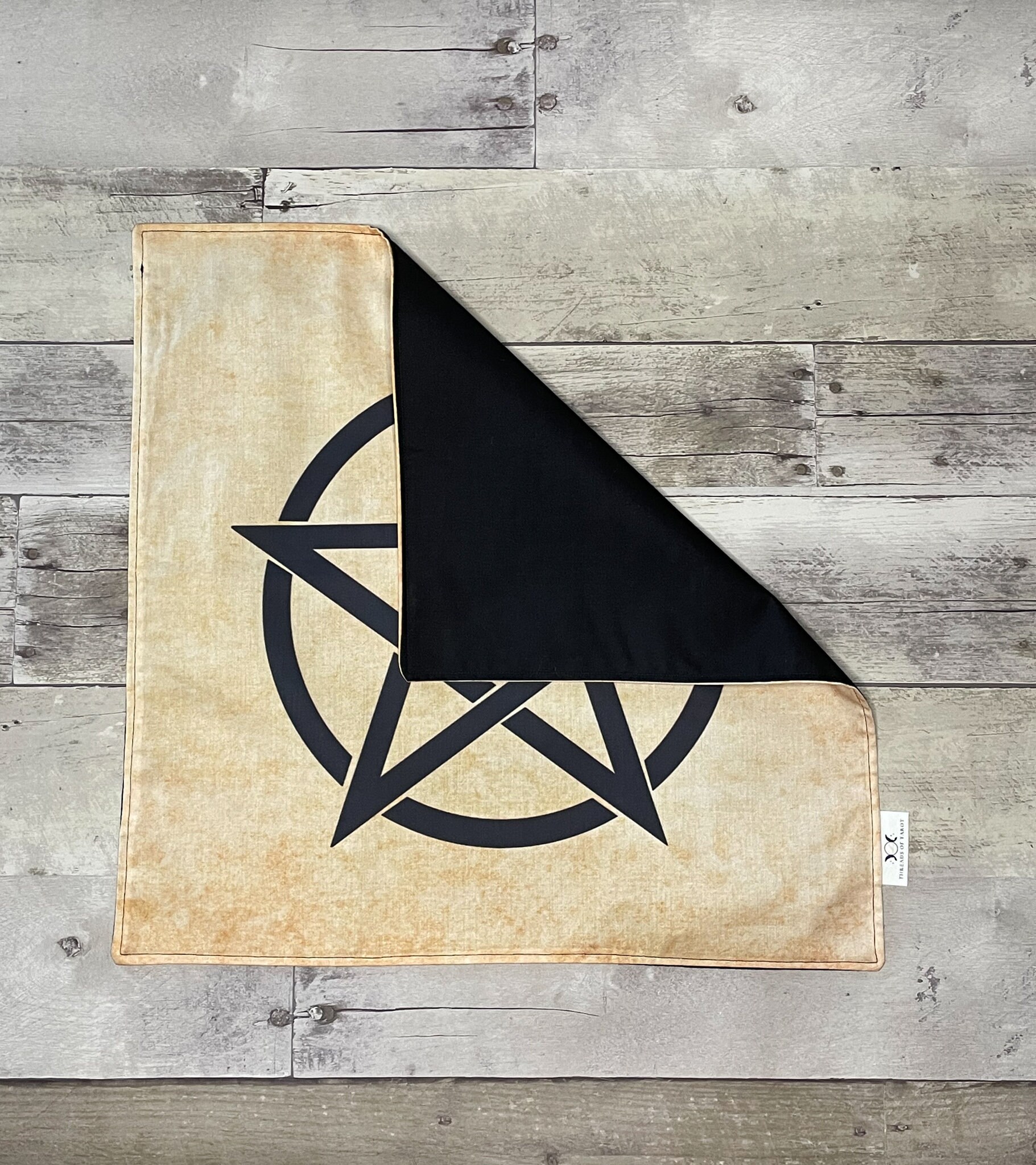 Pentacle Tarot Cloth Rune Casting Cloth Occult Altar Ritual | Etsy