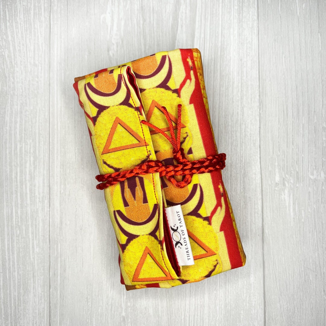 Fire Symbol Tarot Wrap, Element Tarot Deck Storage Cloth, Tarot Card ...