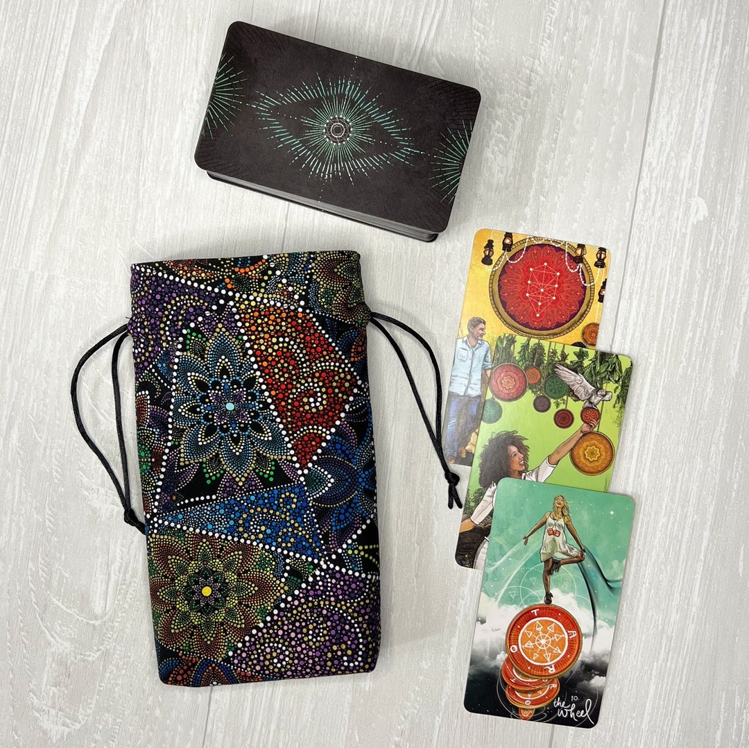 Tarot Bag, Drawstring Pouch, Tarot Deck Storage Holder, Standard Tarot ...