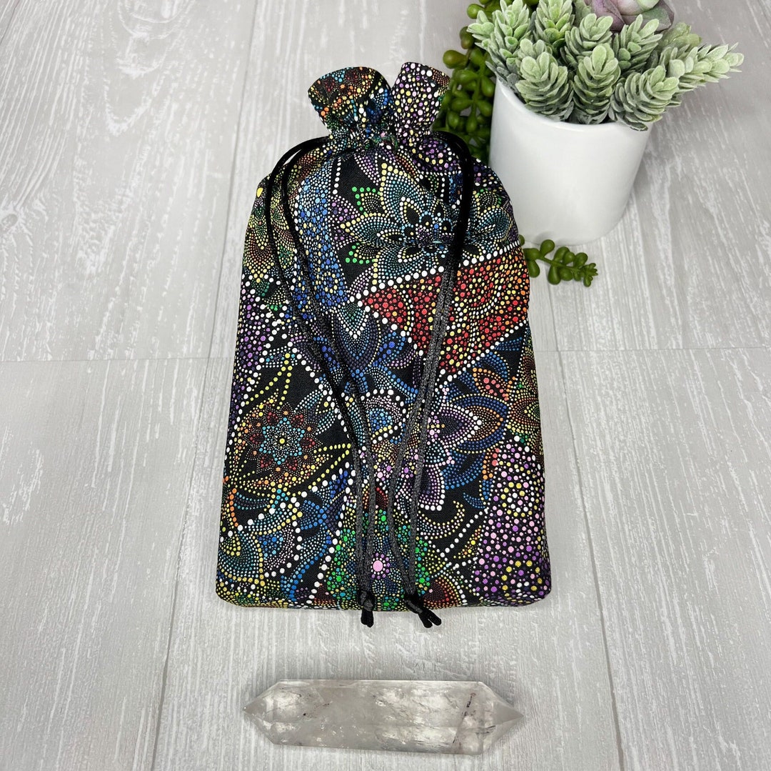 Large Tarot Bag, Drawstring Pouch for Tarot & Oracle Deck, Divination ...