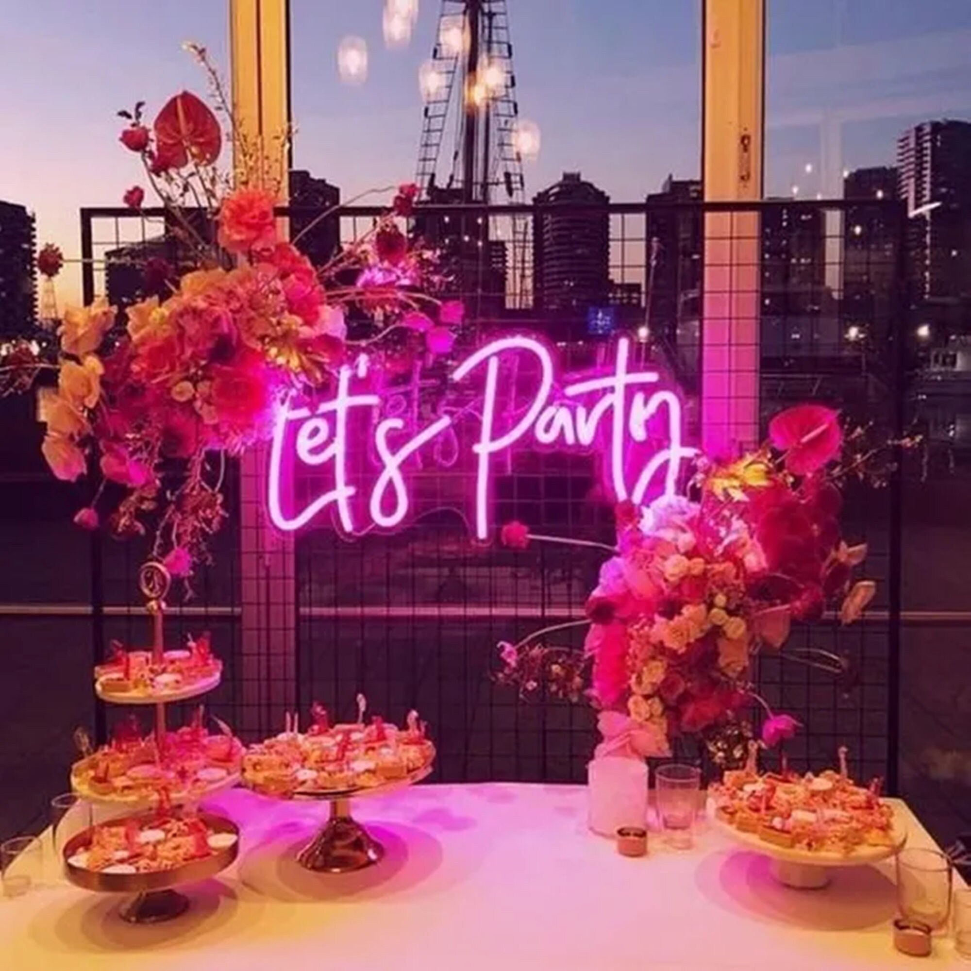 Custom Party Neon Sign Custom LED Sign Neon Wall Sign | Etsy