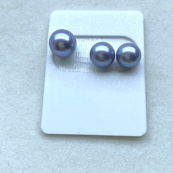 Japanese Akoya Blue Pearls - Etsy