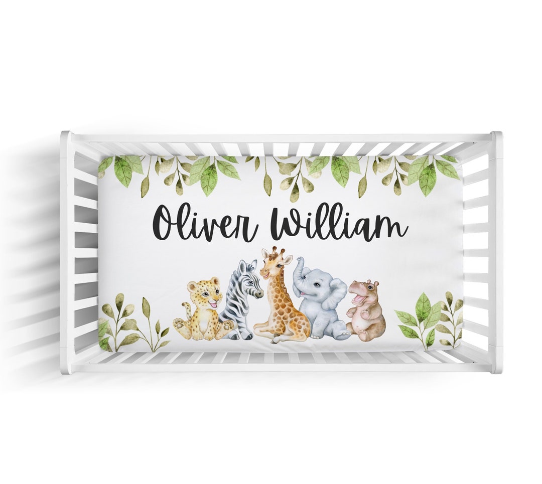 Safari Crib Bedding Set, Safari Nursery Safari Animal Baby Bedding Set ...