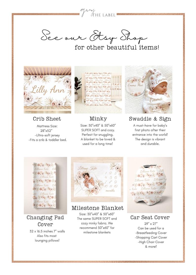 Pink FLORAL ELEPHANT Birth Stat Sign Personalized Birth - Etsy