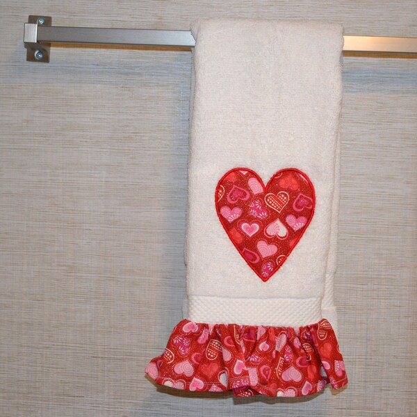 Ruffle Hand Towel - Etsy