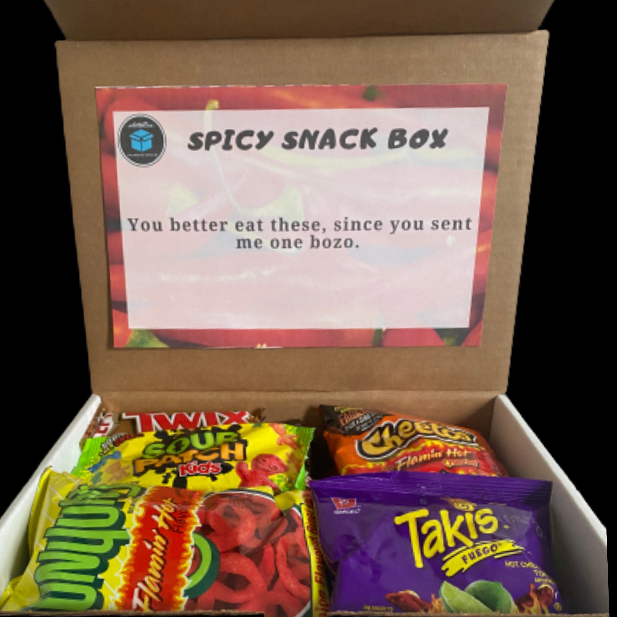 Customizable Spicy Snack Box - Etsy