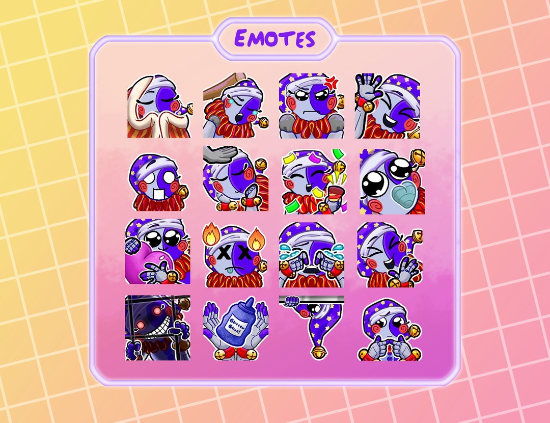 MOON EMOTES (16) | Twitch | Discord | Youtube | Streaming | Superstar ...