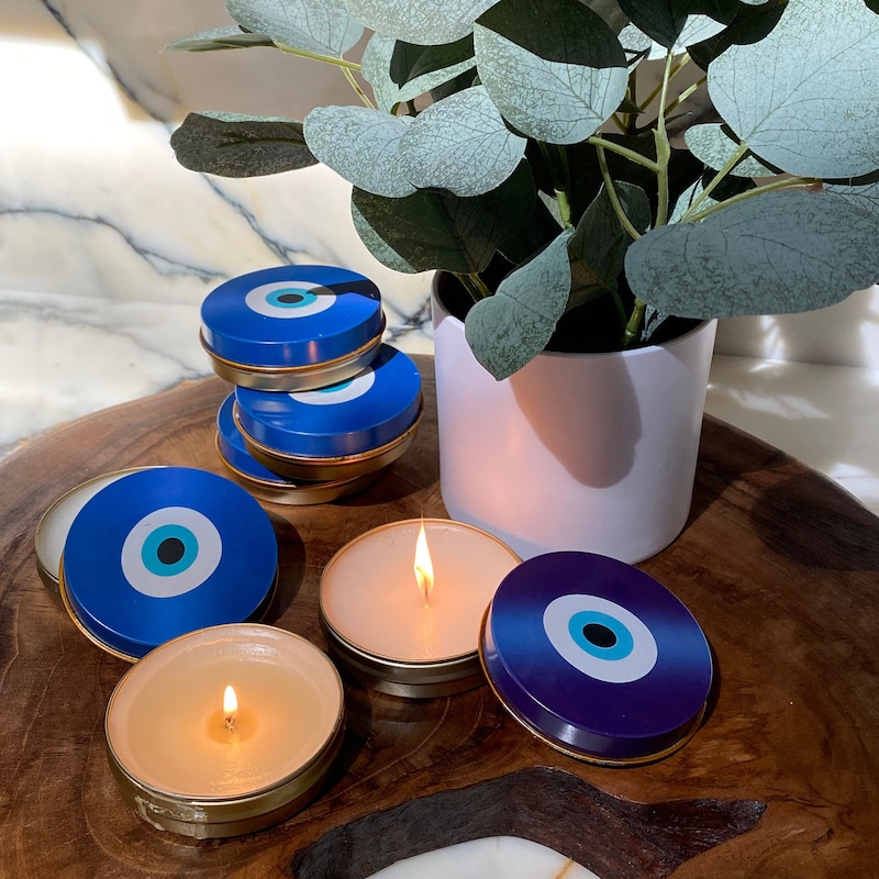 Evil Eye Protection Candle - Etsy