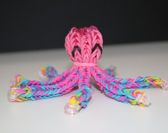 Rubber Band Octopus - Etsy
