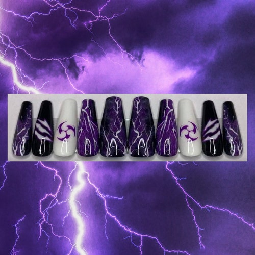 Video Game Inspired Nails kazuha - Etsy