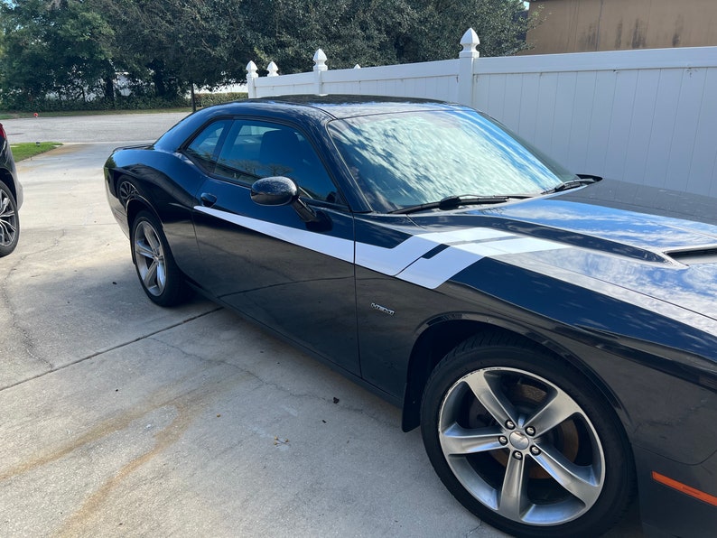 Dodge Challenger Hash Check Side Stripe Fit 2010-2022 (15 Colors) Pre ...