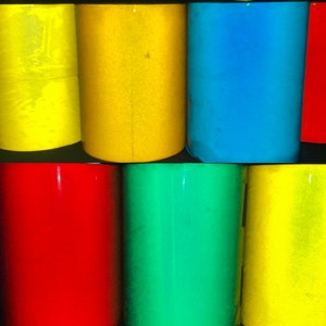 REFLECTIVE or Regular Golf Cart Graphic Decals 2 Pairs of 2 Vinyl Decal ...