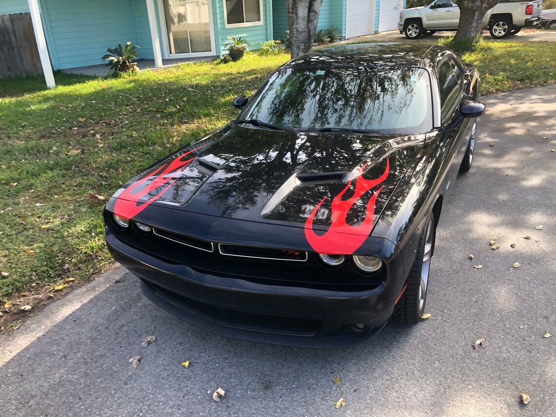 Flame Vinyl Graphic 15 Colors Universal Fit 12 X | Etsy