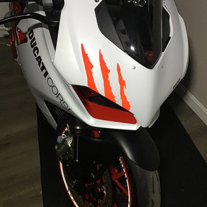 REFLECTIVE Monster Claw Headlight Decal Tape Oralite Nikkalite - Etsy