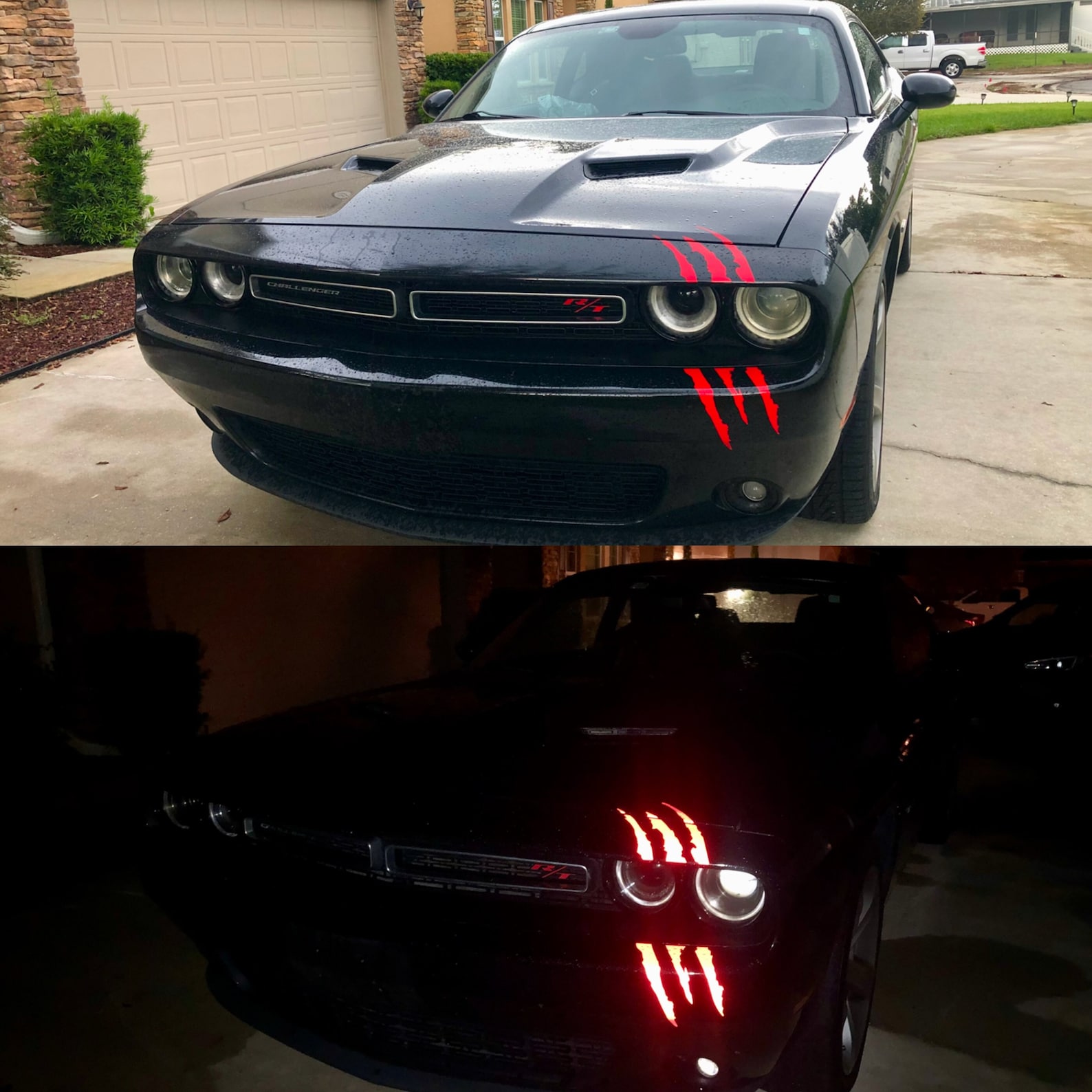 REFLECTIVE Monster Claw Headlight Decal Tape Oralite Nikkalite - Etsy