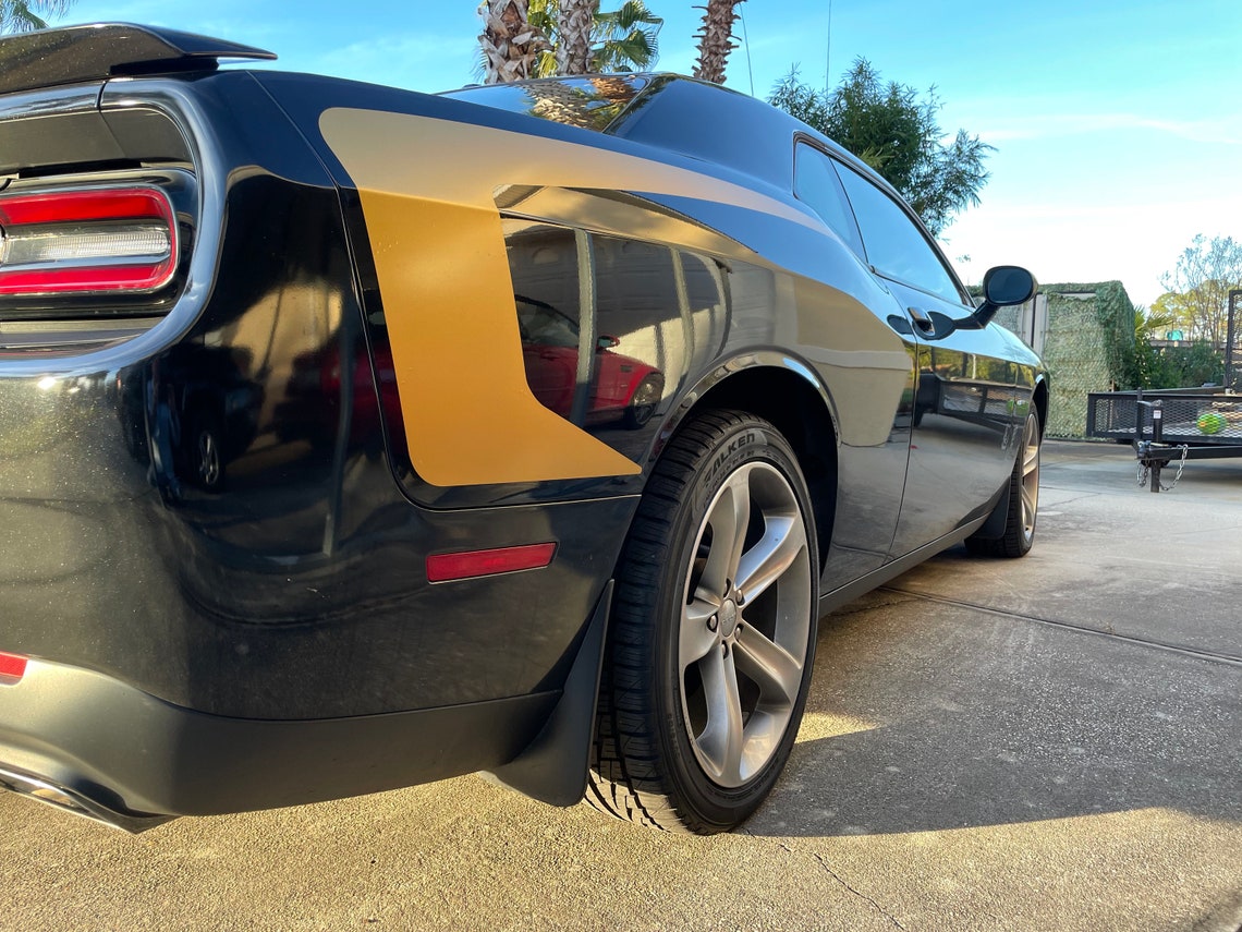 Dodge Challenger Rear Quarter Panel C Stripes Band Fit 2010-2021 (15 ...