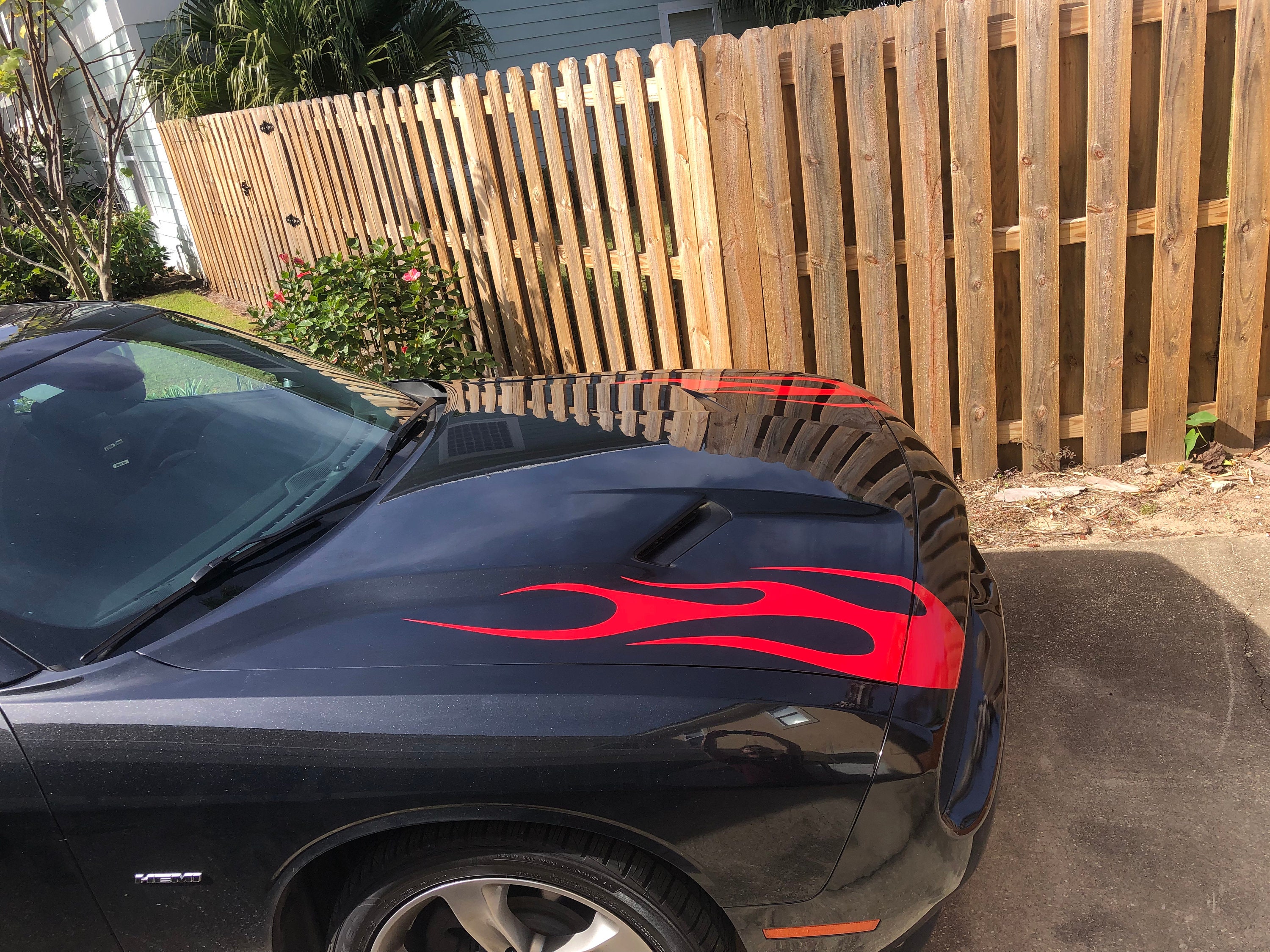 Flame Vinyl Graphic 15 Colors Universal Fit 12 X | Etsy