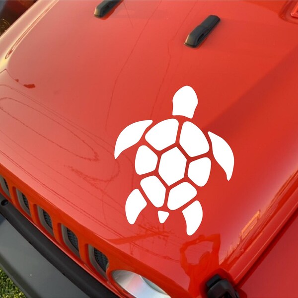 Sea Turtle Decal Hood - Etsy