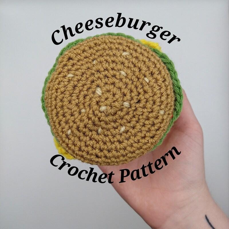 Crochet Cheeseburger - Etsy