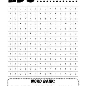 Wordsearch Puzzle | LDS Themed Wordsearch | Children's Wordsearch for ...
