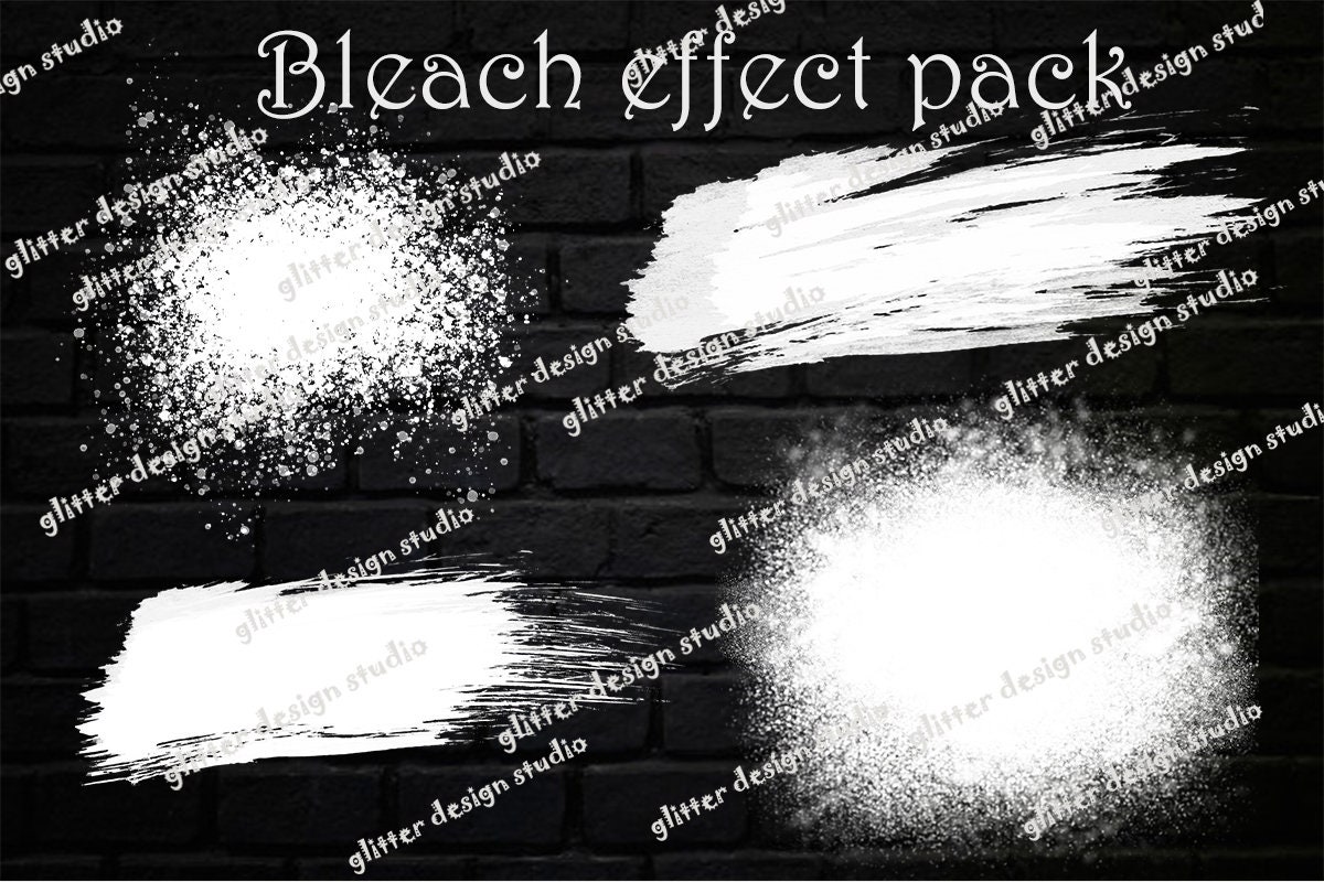 Bleach Effect Pngbleached Effect Design Sublimation Bleach - Etsy