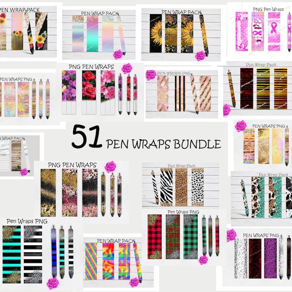 Pen Wrap Decals - Etsy