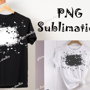 Bleach Effect PNG, Bleach Effect Bundle, Bleached Effect Design ...