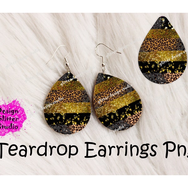 Gold Teardrop - Etsy